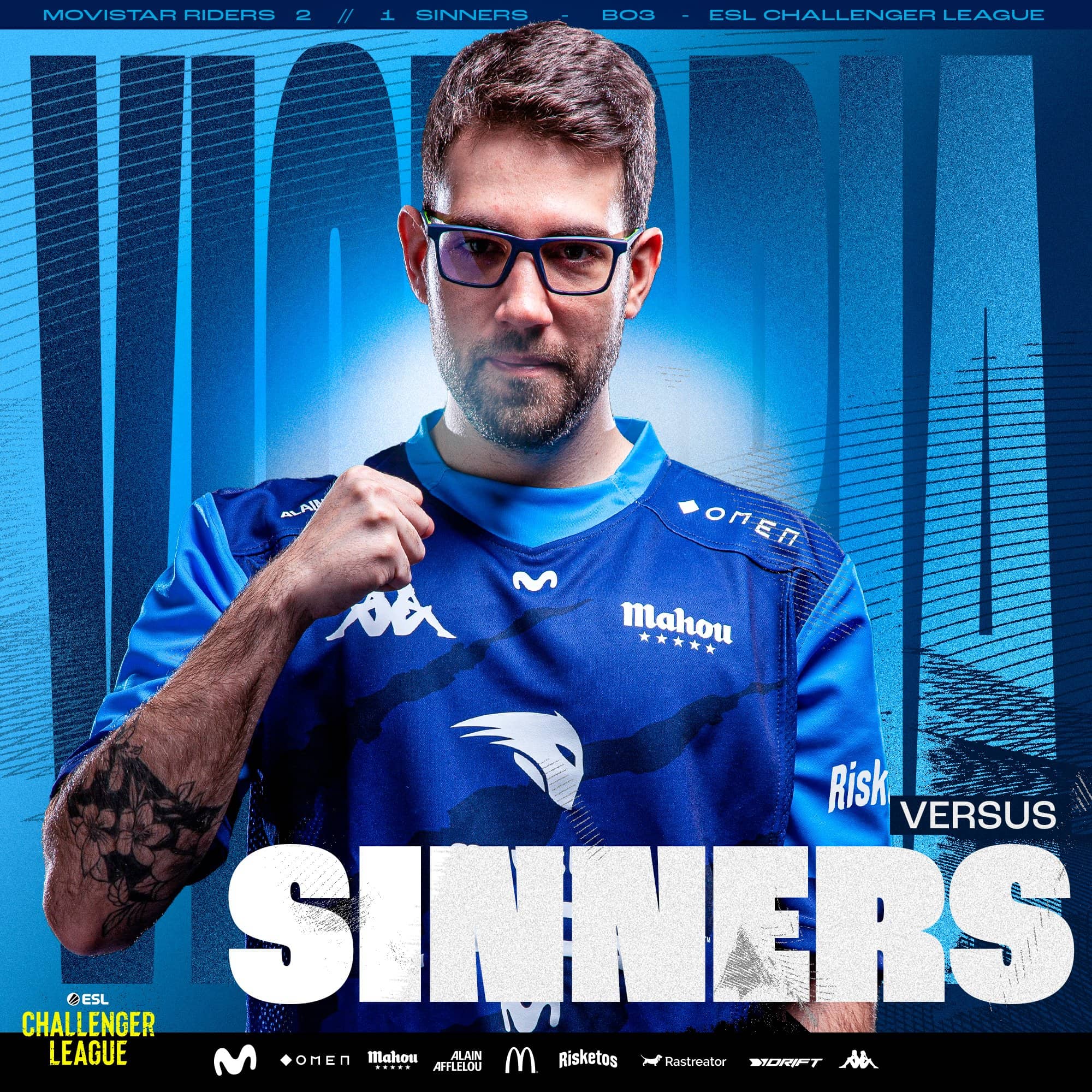 Movistar Riders debuta con victoria en ESL Challenger League 43